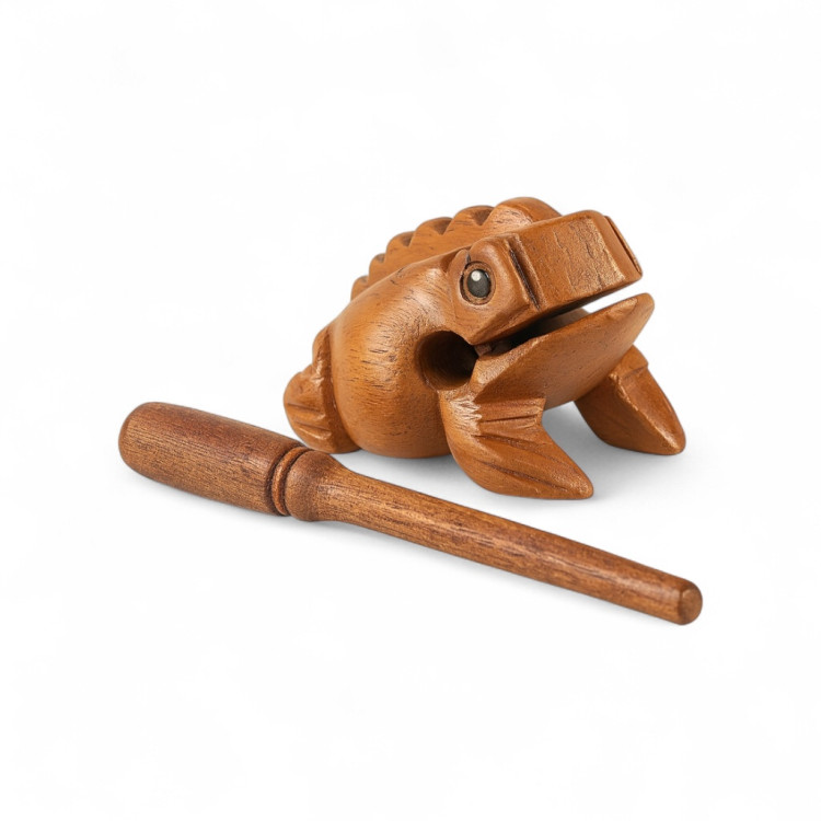 Wooden Singing Frog Guiro